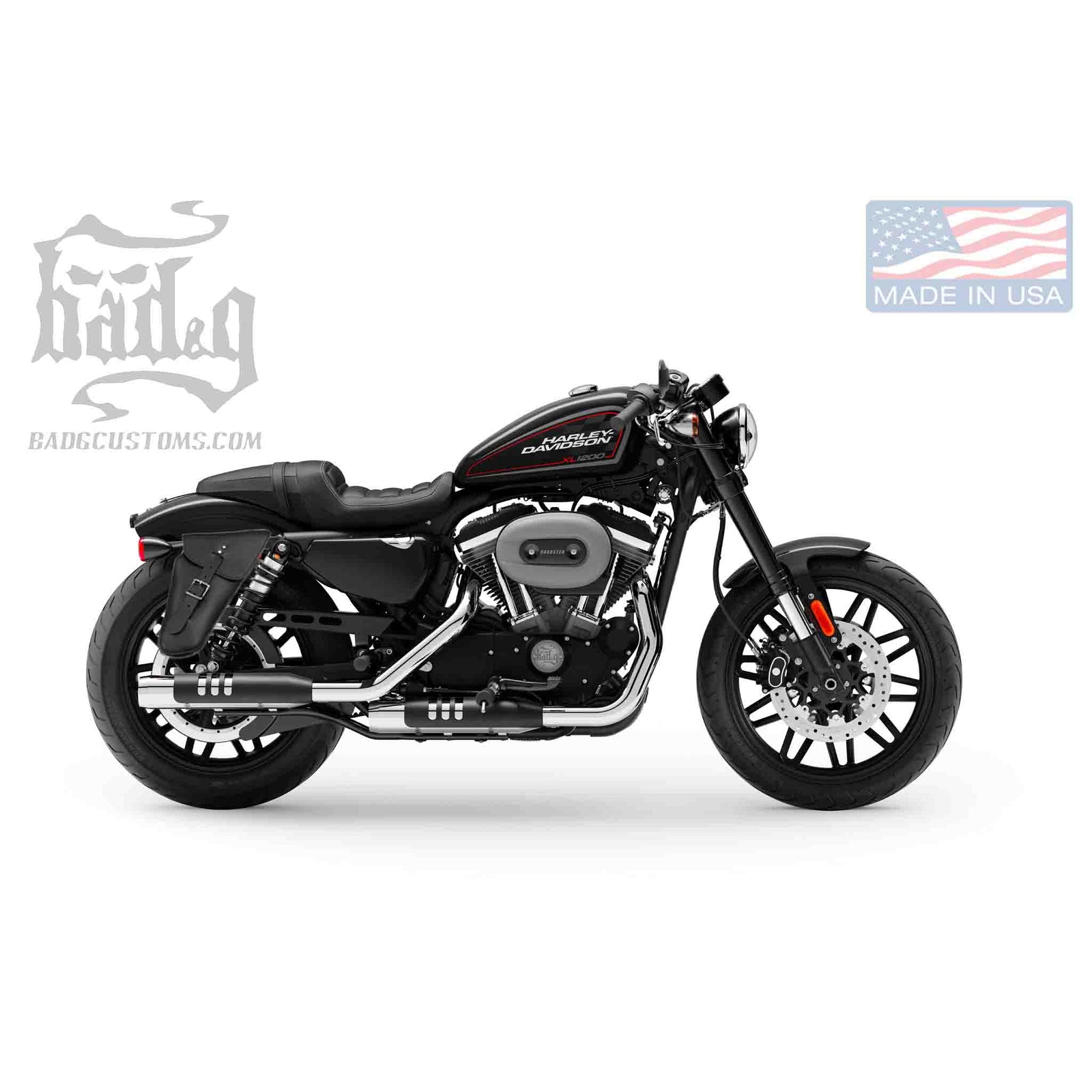 Premium H-D® Sportster Right Side Solo Bag | Saddlebags Crafted in USA